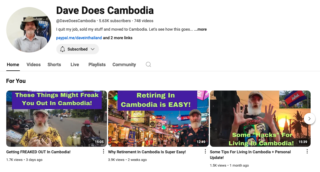 The Best Youtubers In Cambodia - Our Top 5 To Follow in 2026 - More ...